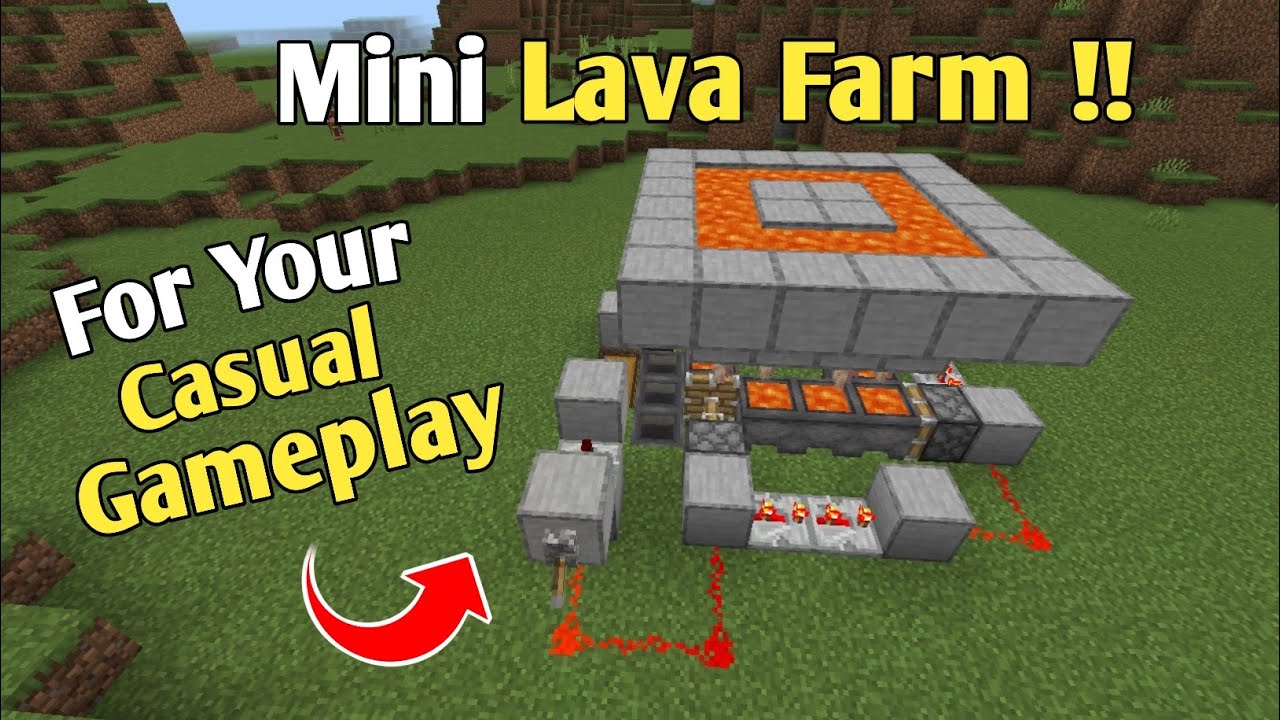 Mini Lava Farm For Minecraft 1.21 - YouTube