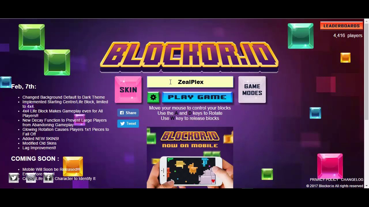 blocker.io GamePlay - YouTube