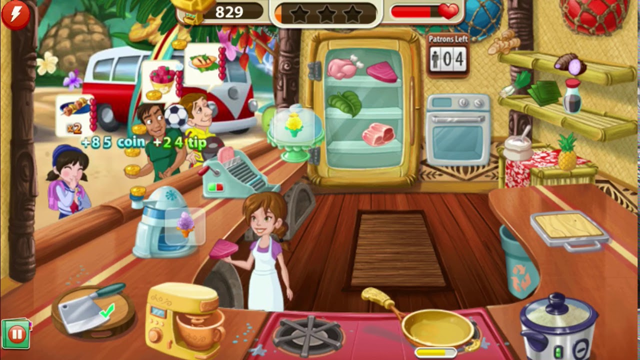 Kitchen Scramble Level 495 - 2 Stars - YouTube