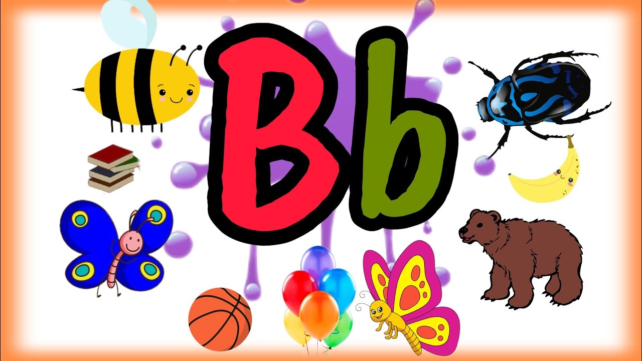 Words Start with Letter B | B letter objects | Lett B b #learnalphabet ...