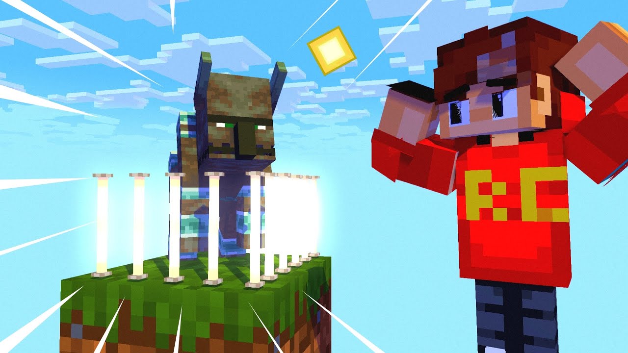 i trapped revanger in oneblock 😨😱 - YouTube