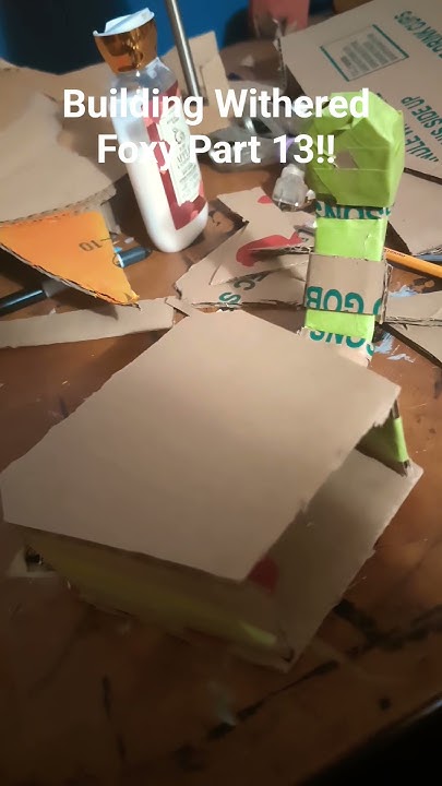 Building Withered Foxy Part 13! #fnaf #fnaf2 #witheredfoxy #fnafcosplay - YouTube