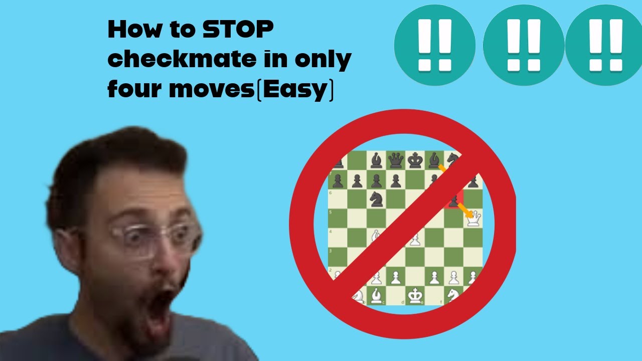 How to STOP scholars mate (four move checkmate) - YouTube