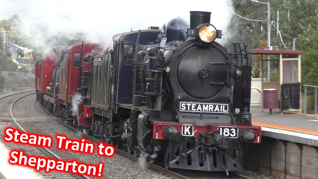 Double-Headed Steam Train to Shepparton! Steamrail Shepparton Weekend ...