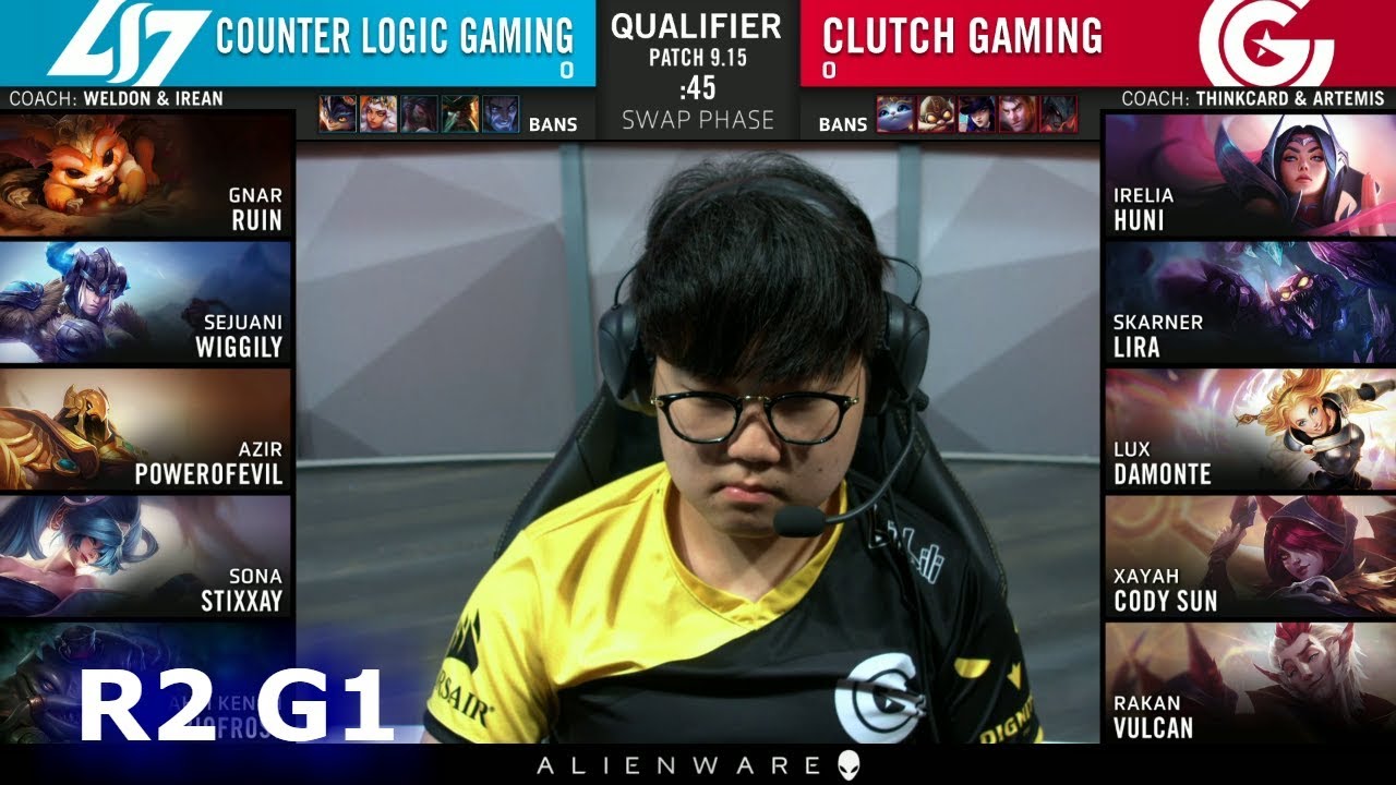 CLG vs CG - Game 1 | Round 2 S9 LCS Regional Qualifier for Worlds 2019 ...