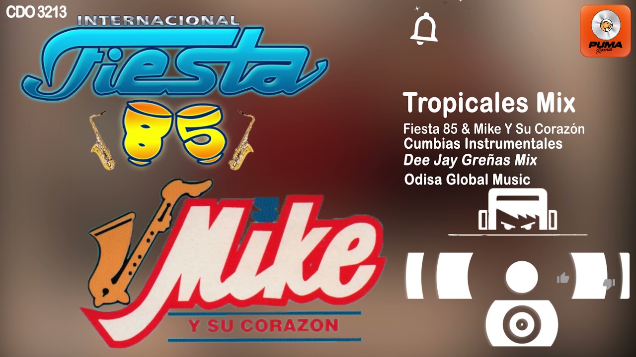 Tropicales Mix #1 - Fiesta 85 Y Mike Y Su Corazón - Cumbias ...