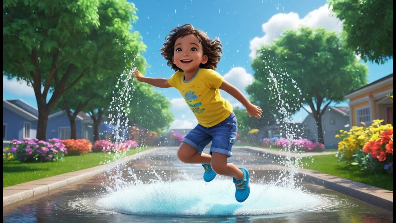 Splish and Splash, Sparkling Like a Jellybean! | Fun Water Play Song ...