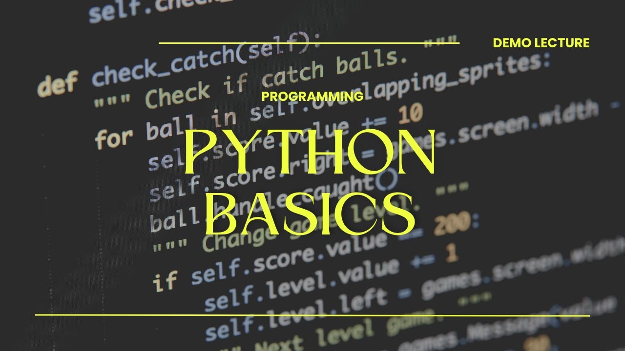 Getting Started with Python: Statements, Input Output, and Operators | Basics of Python - YouTube