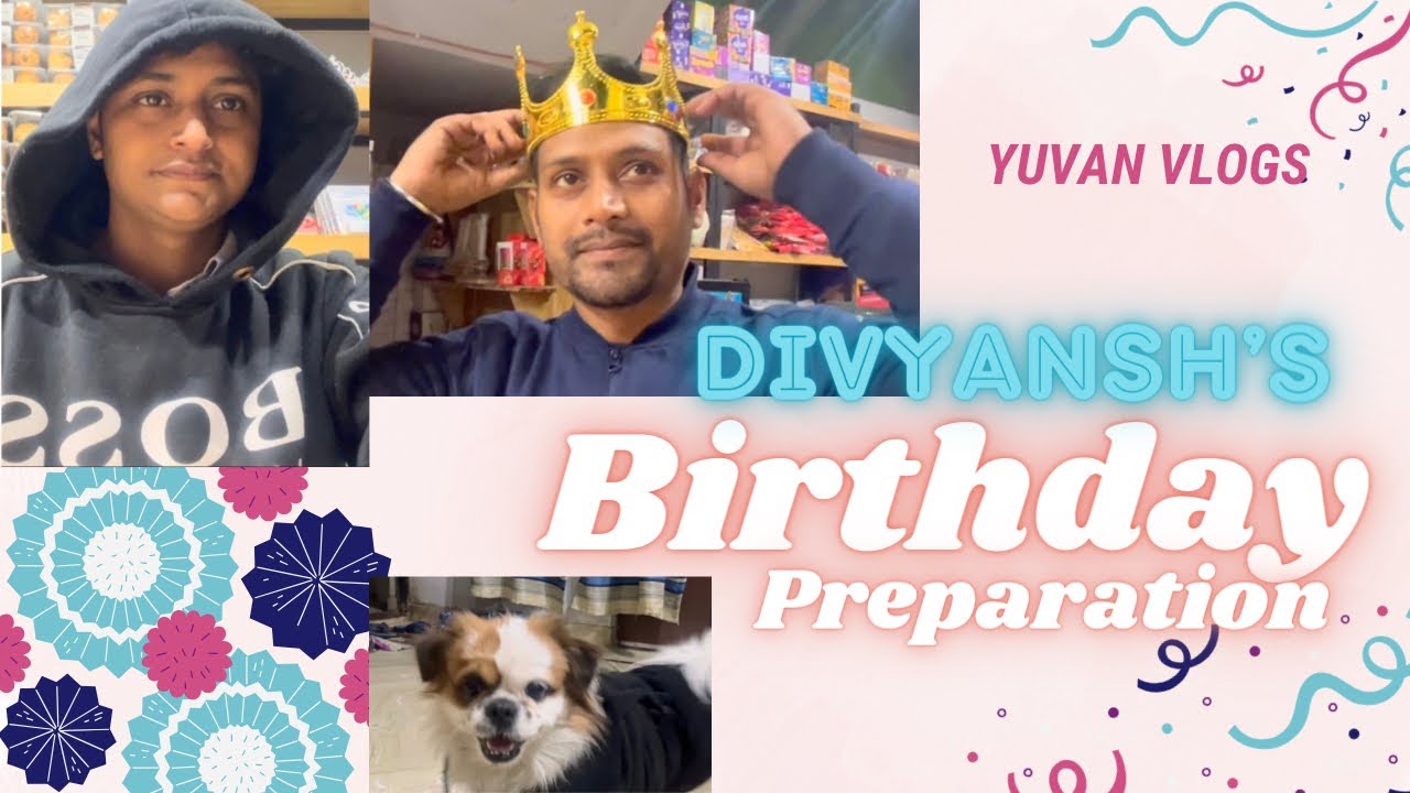Bhai Ne ki divyansh ke birthday ki shopping 🥳|Birthday preparation #birthday #birthdaydecoration ...