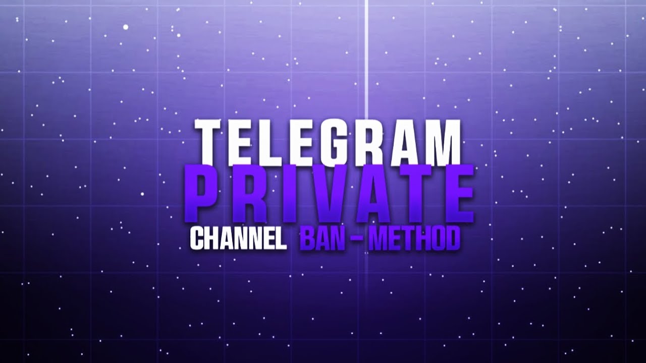 How to ban Telegram Private Channel // 2025 Method - YouTube