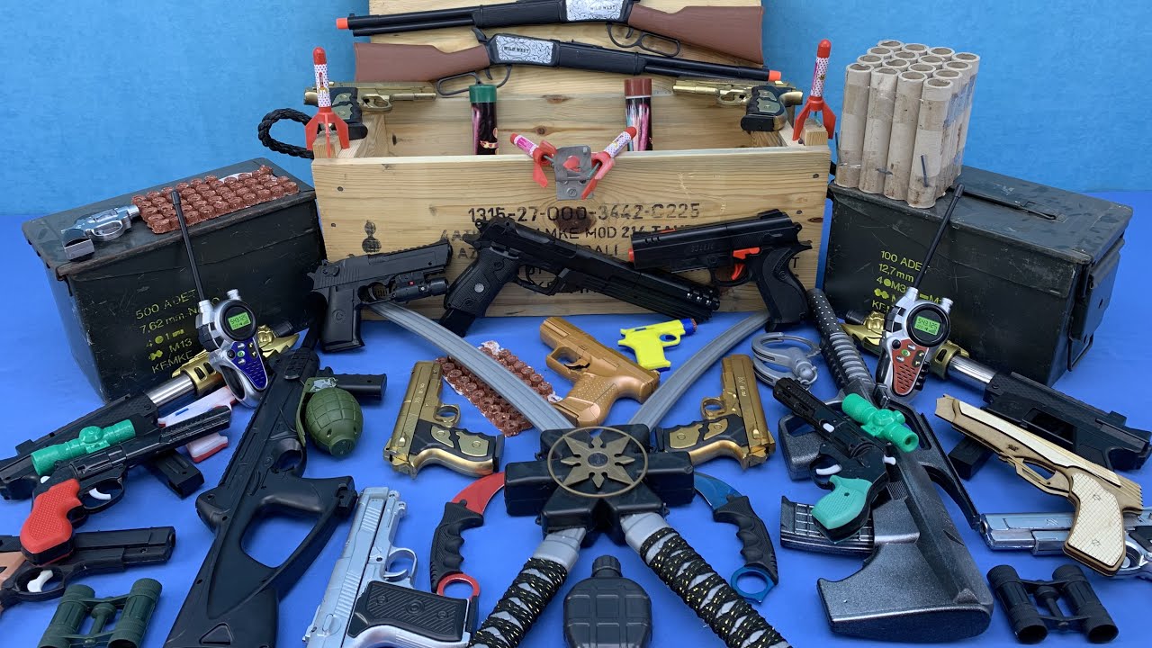 Explosive Popgun Chest! Capguns! Airsoft Realistic Toy Rifles and ...