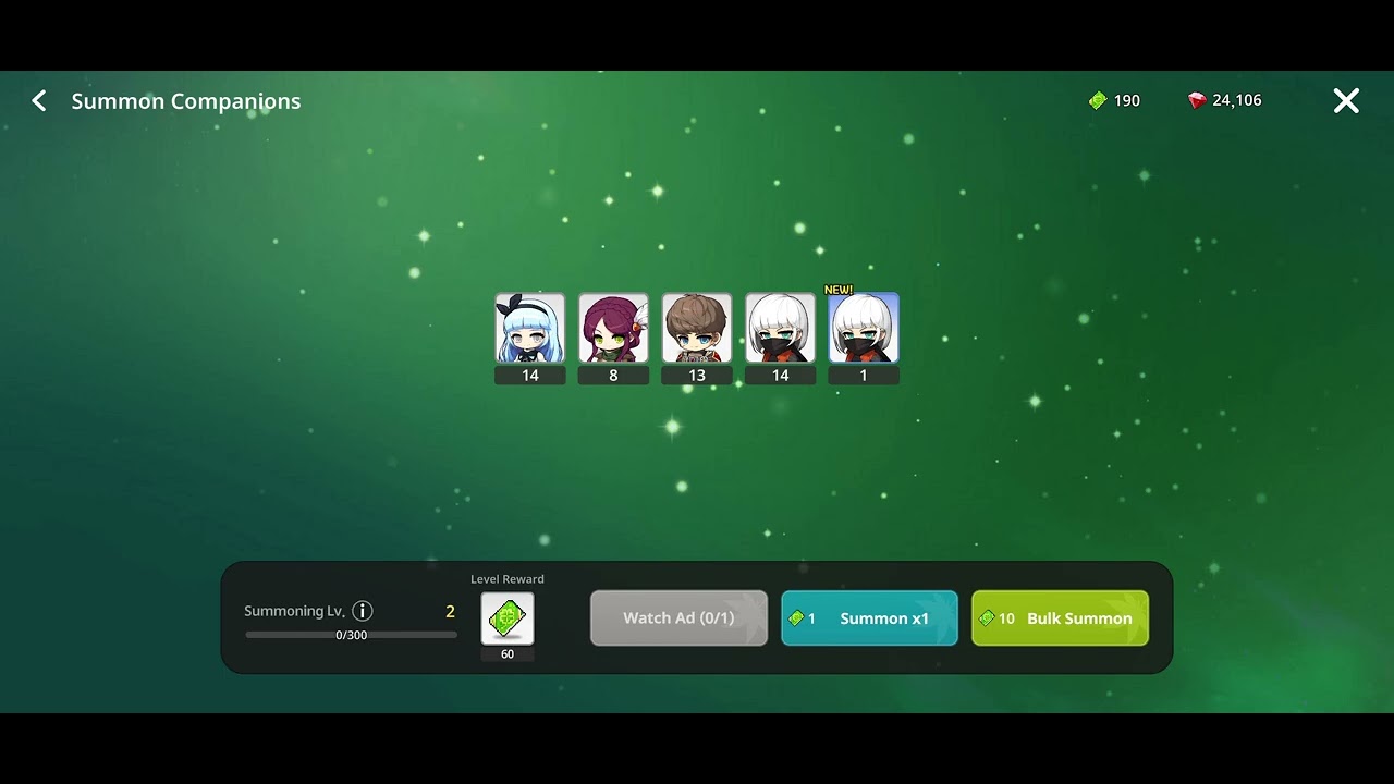 Maple Idle RPG - Companions Summon 2 - YouTube