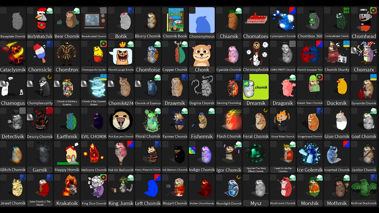 All Intense Chomiks Remastered - YouTube