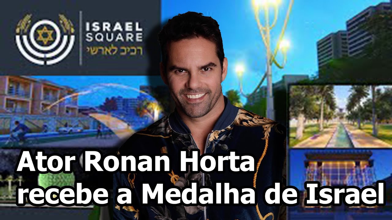 Ator Ronan Horta Recebe a Medalha de Israel - YouTube