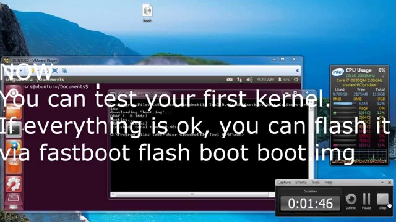Android Kernel compile LINARO Tutorial PART4 - YouTube