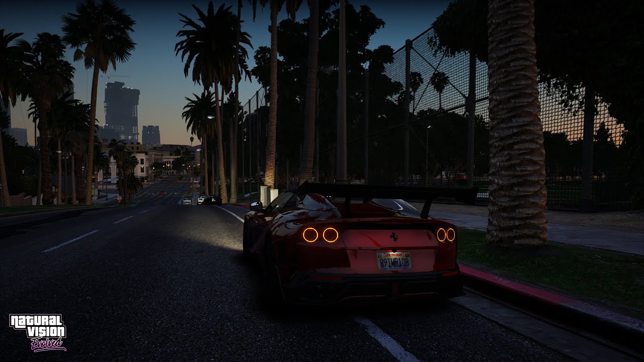 GTA 5 - Gameplay Remastered With NVE Graphics Mod Custom + LWE + White ...