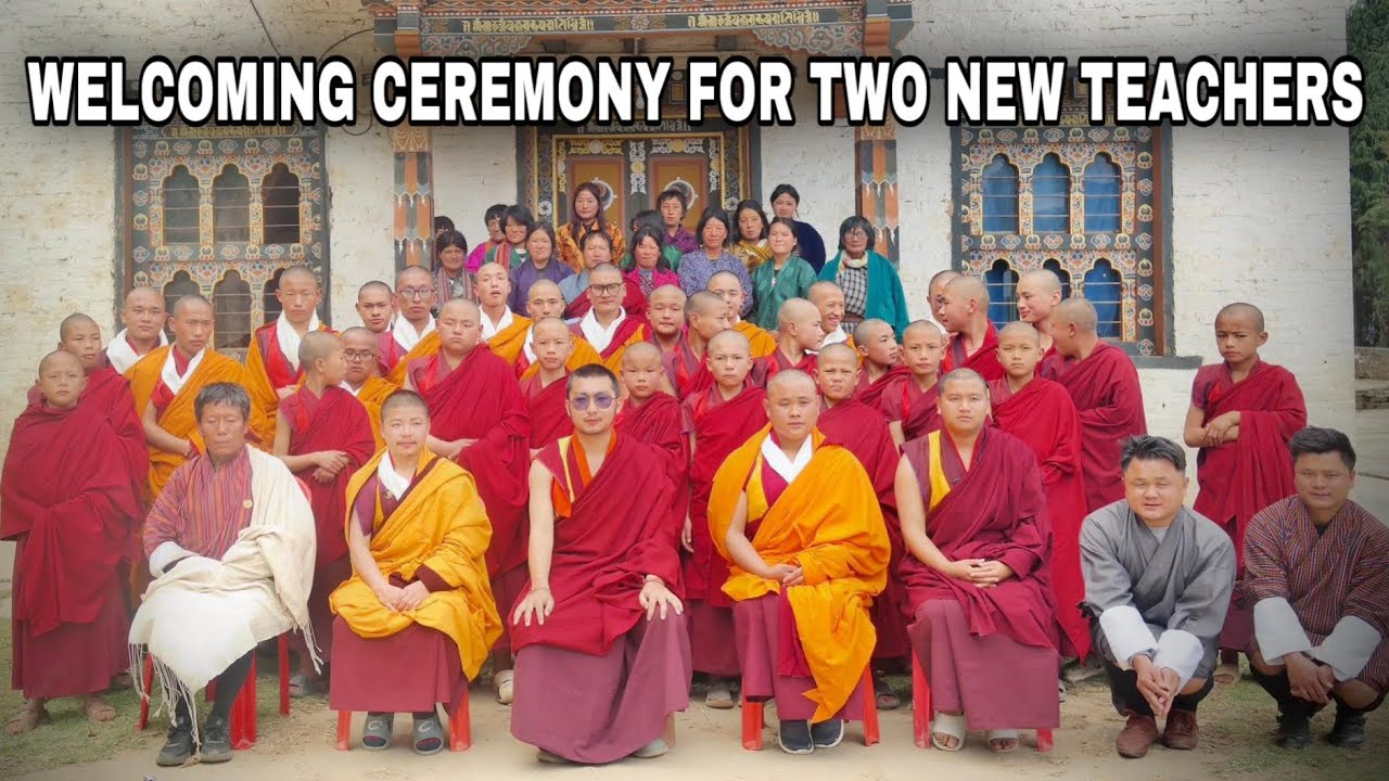 WELCOMING CEREMONY FOR TWO NEW TEACHERS - YouTube