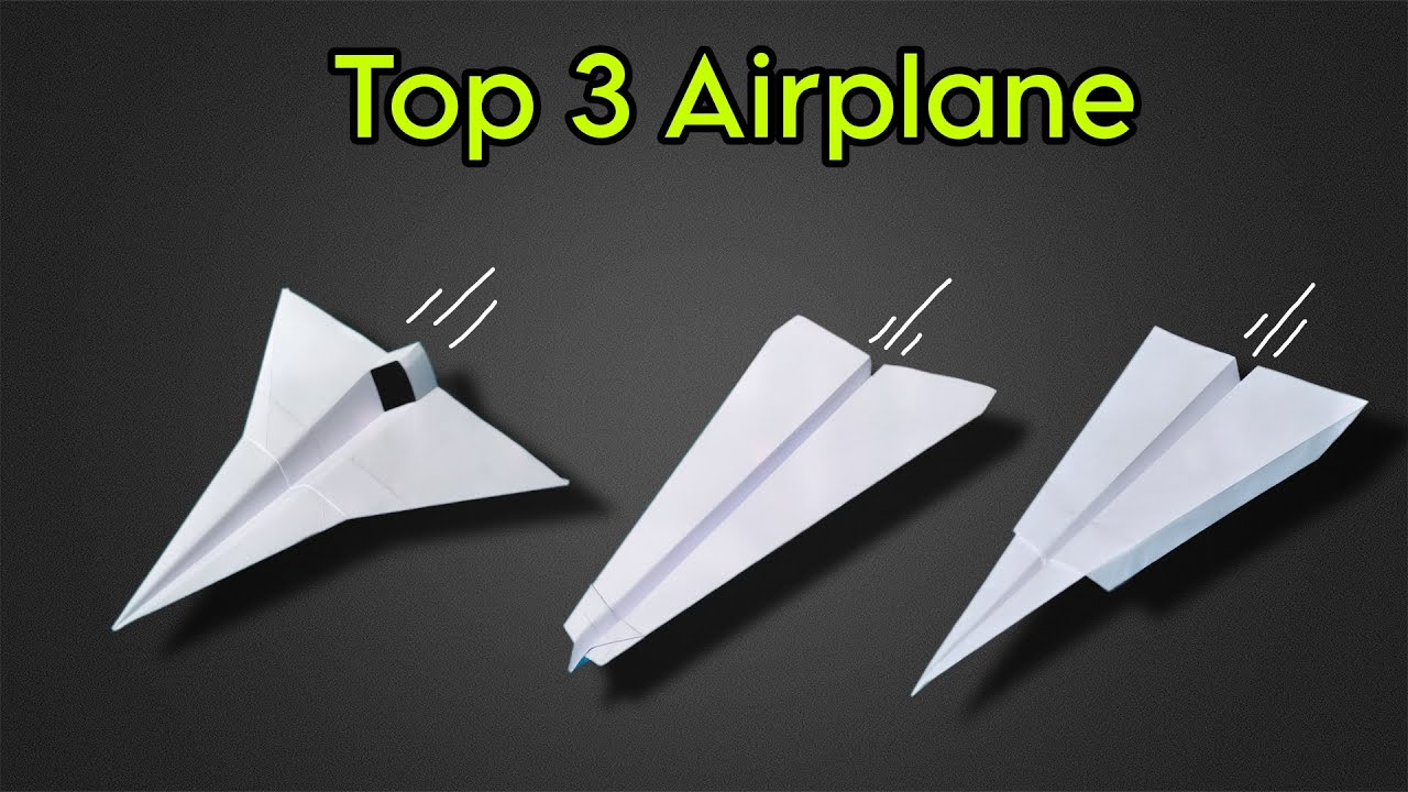 Master 3 Epic Paper Airplanes in Minutes | Beginner-Friendly - YouTube