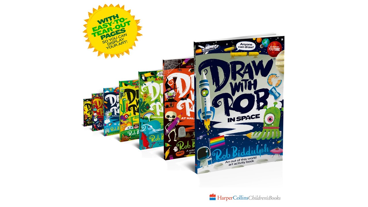 Draw With Rob book 7 Cover reveal - YouTube
