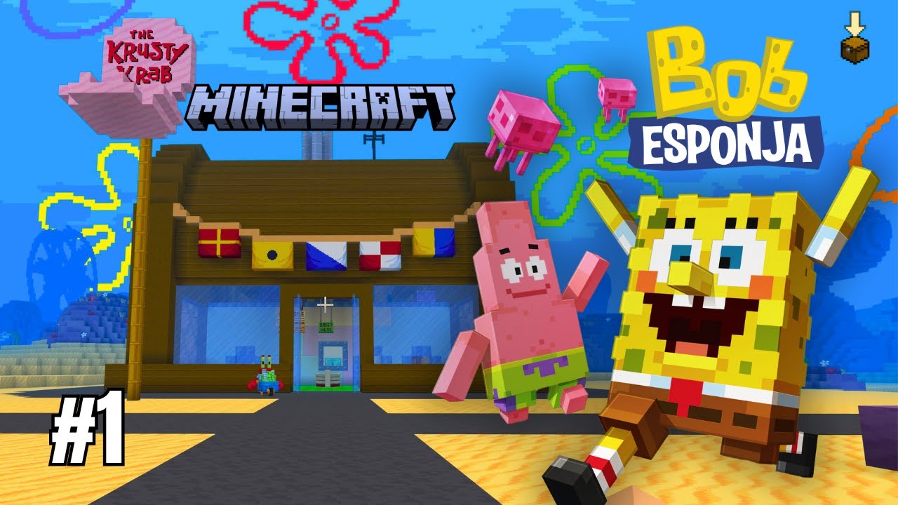 BOB ESPONJA y su increíble mundo en MINECRAFT | #1 - YouTube