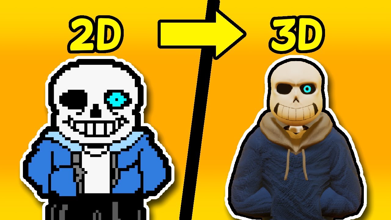 I Made Undertale Sans Fight but it's 3D - YouTube