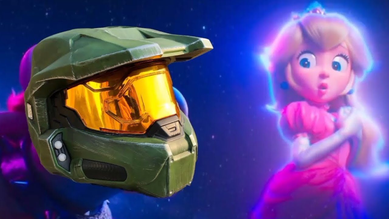 MASTER CHIEF SINGS PEACHES! ( Super Mario Bros Movie ) - YouTube