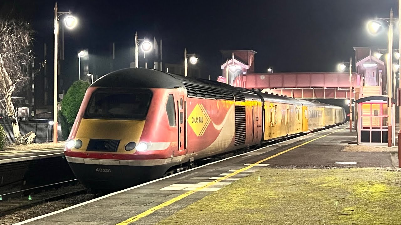 Colas Class 43 HST network rail measurement train aka flying banana ...