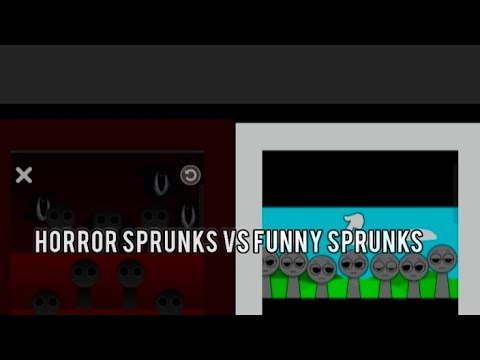 Horror Sprunky vs Funny Sprunky - YouTube