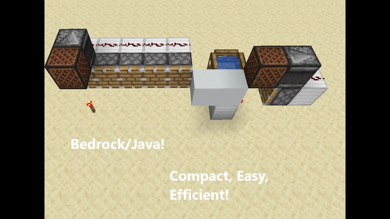 Cheap, Simple Concrete Converter! (Bedrock/Java) - YouTube