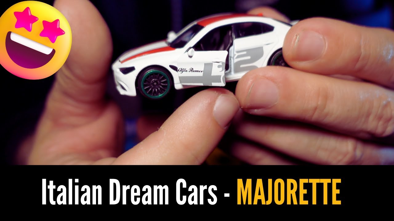 Italian dream cars. Alfa Romeo Giulia. Majorette - YouTube