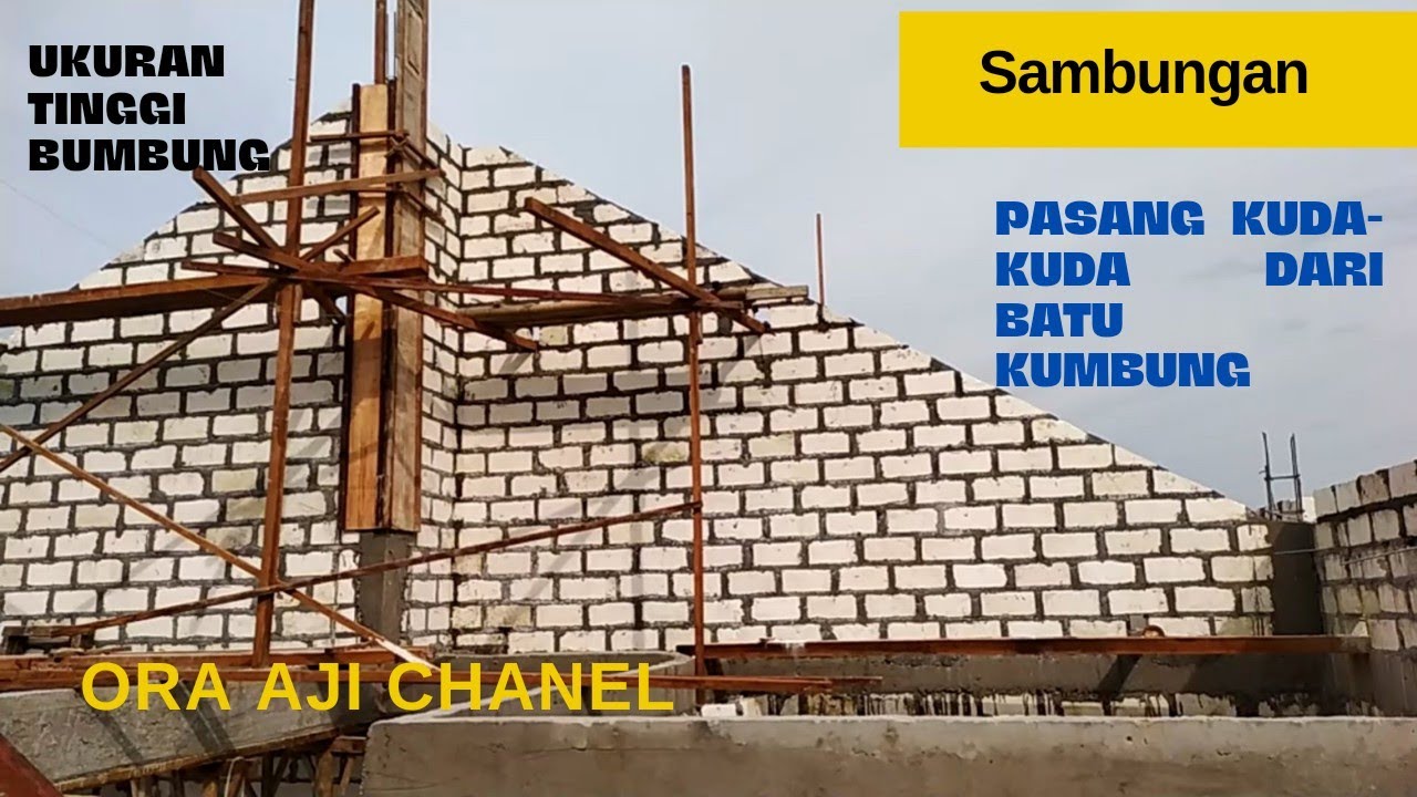 pemasangan gewel bumbung rumah minimalis@OraAjiChanel - YouTube