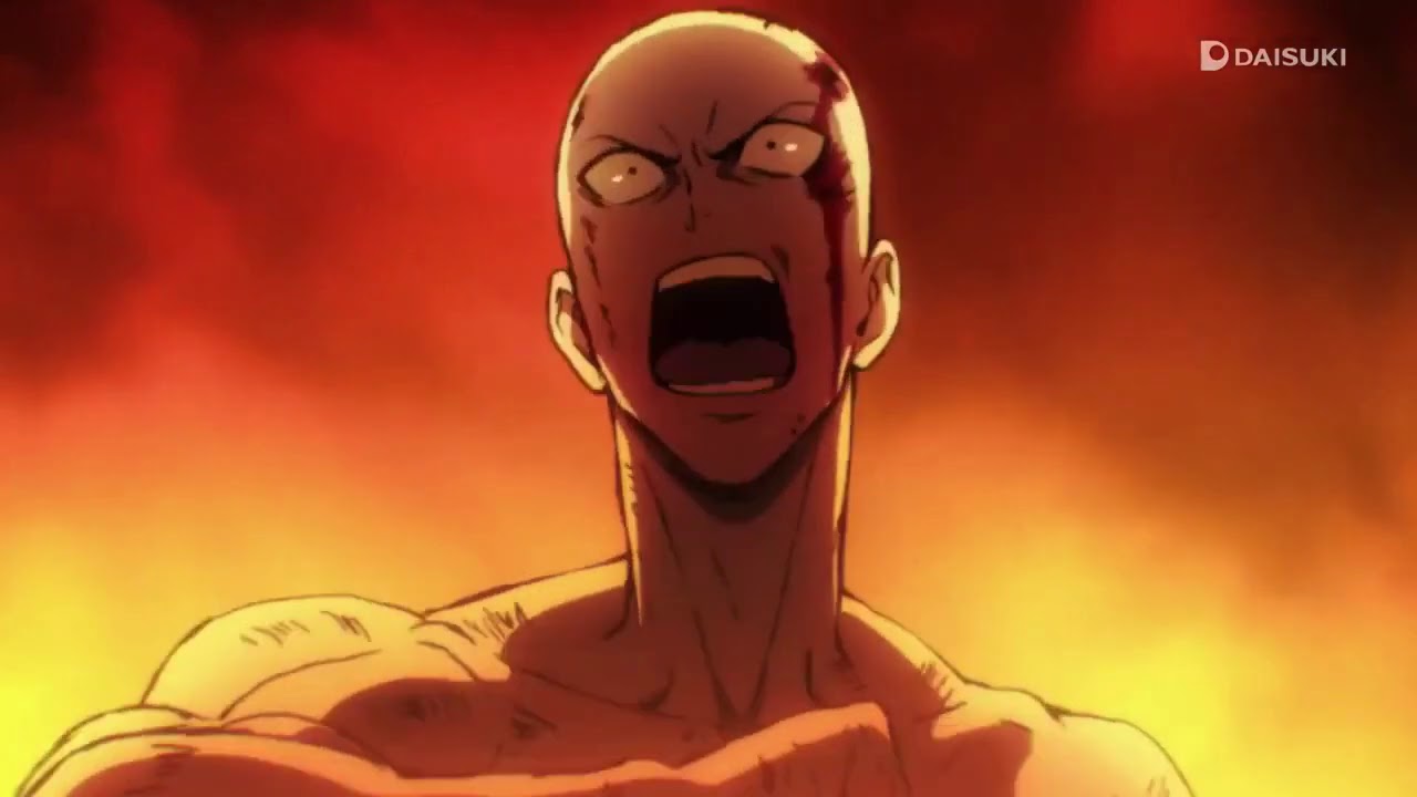 The Only Fight Bald Saitama Bled! - One Punch Man - YouTube