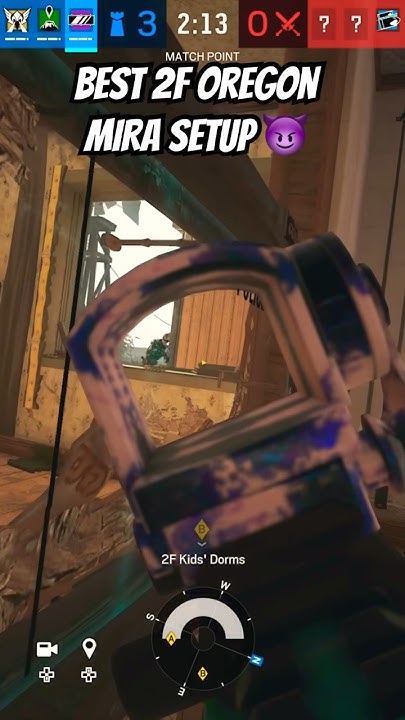 #34 R6 SIEGE TIPS: OP Mira Setup 2F Oregon 😈 #rainbowsixsiege #beginners #r6s #viralvideo # ...