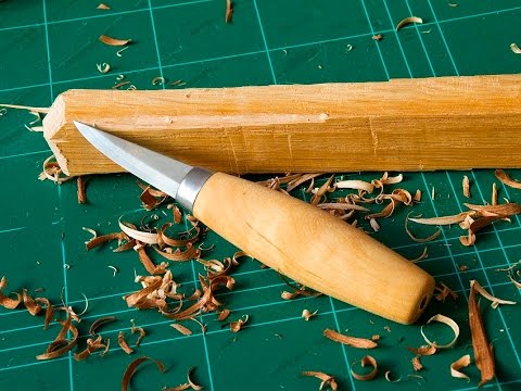 COMO TALLAR FIGURAS DE MADERA - YouTube