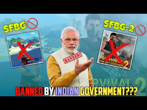Survival Fire Battleground Ban in india 🚫 || Why SFBG 1 & 2 is not showing on playstore😱 | SFBG ban