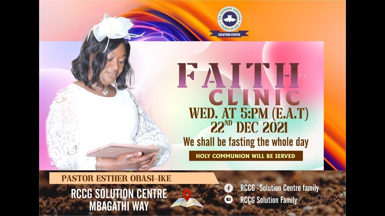 Faith Clinic Service 22th Dec 2021 - YouTube