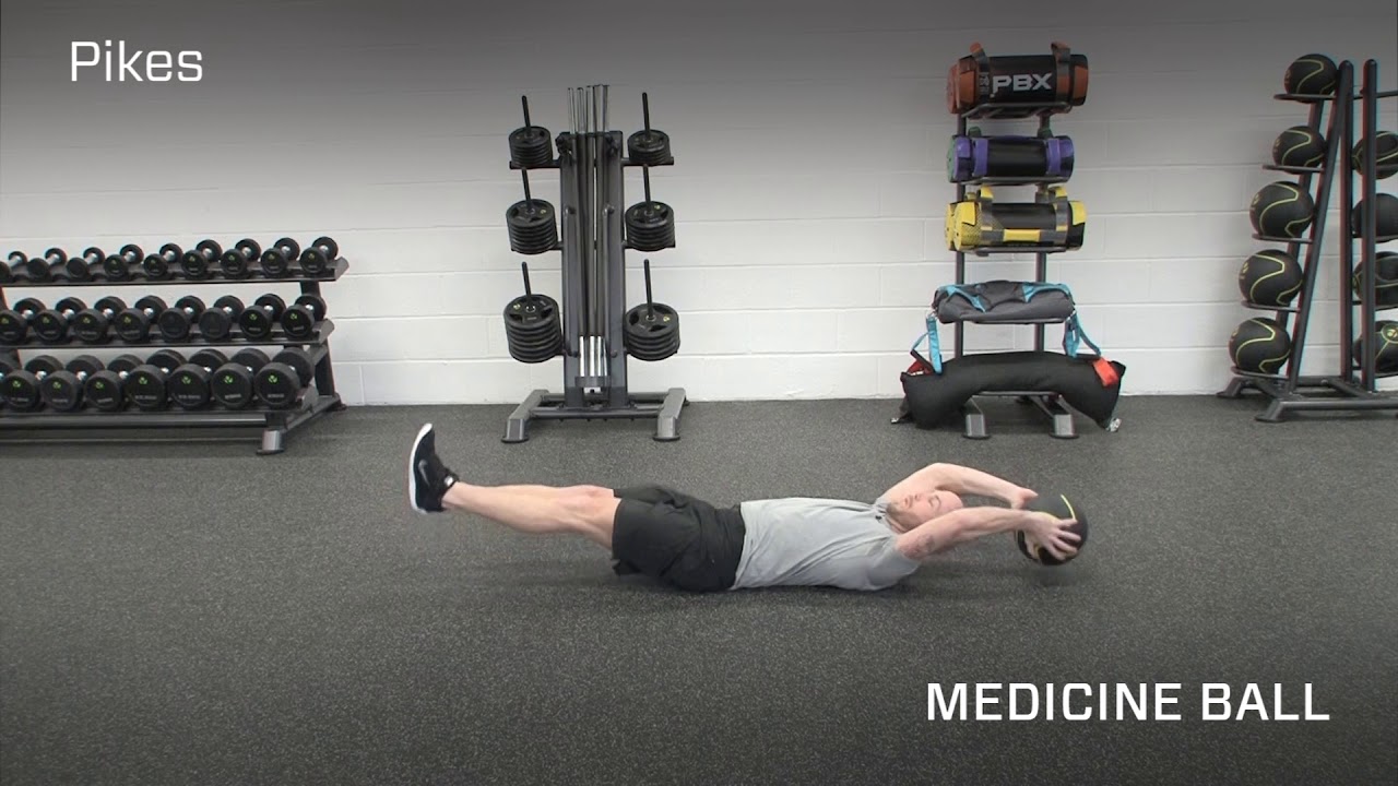 MED BALL PIKES - YouTube