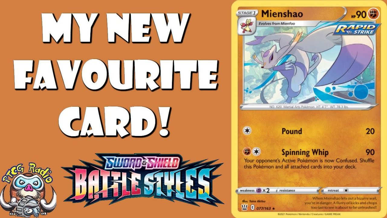 Mienshao is my New Favourite Pokémon Card! I LOVE This! (Pokémon TCG ...