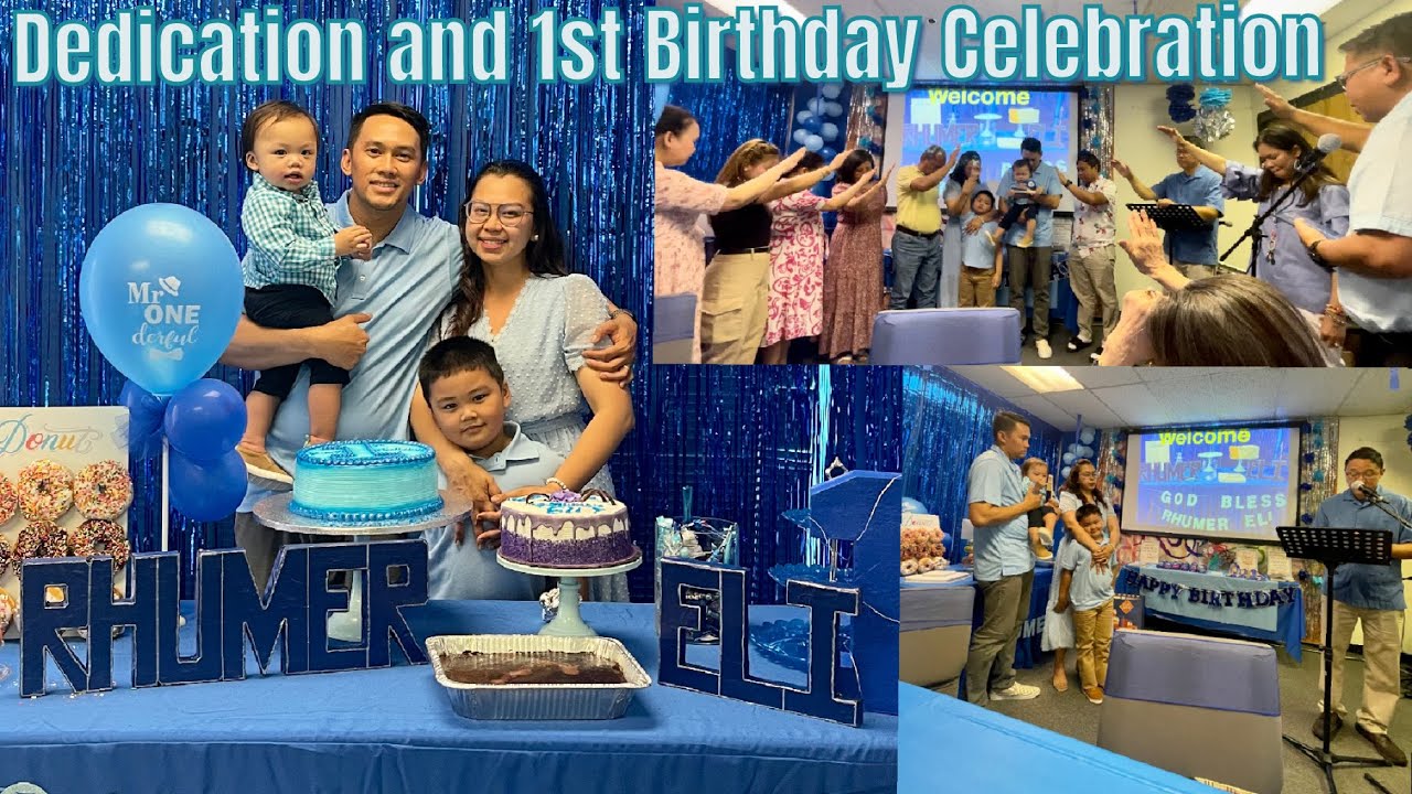 Rhumer Eli’s Dedication and 1st Birthday Celebration. 07/22/2023. - YouTube