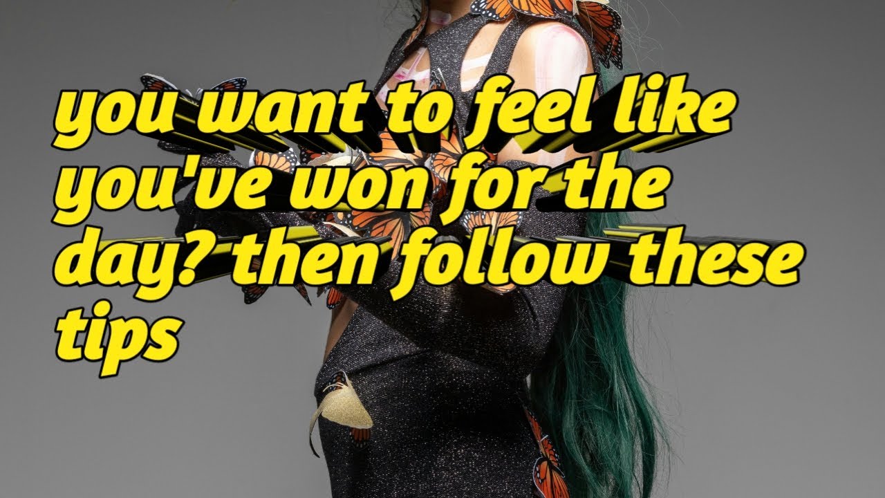 Tips on living an accomplished day - YouTube