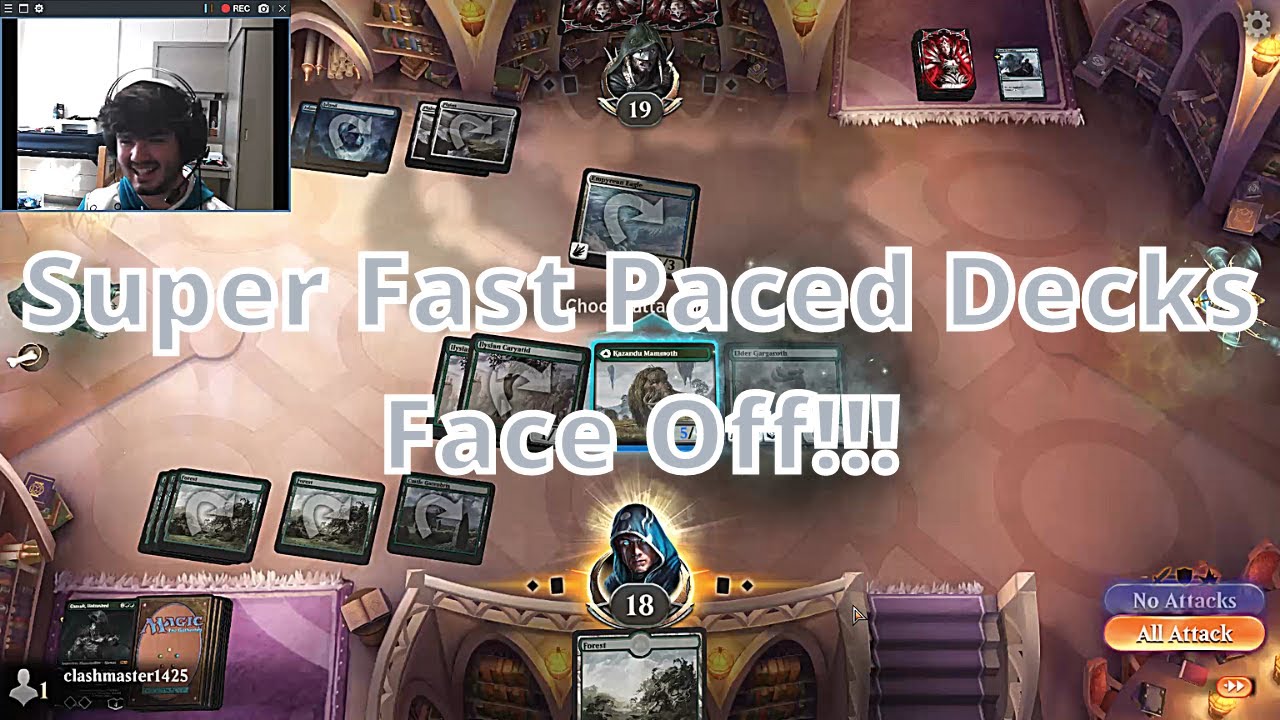 MTG The Arena Episode 8- Super Fast Decks Face Off!!! - YouTube