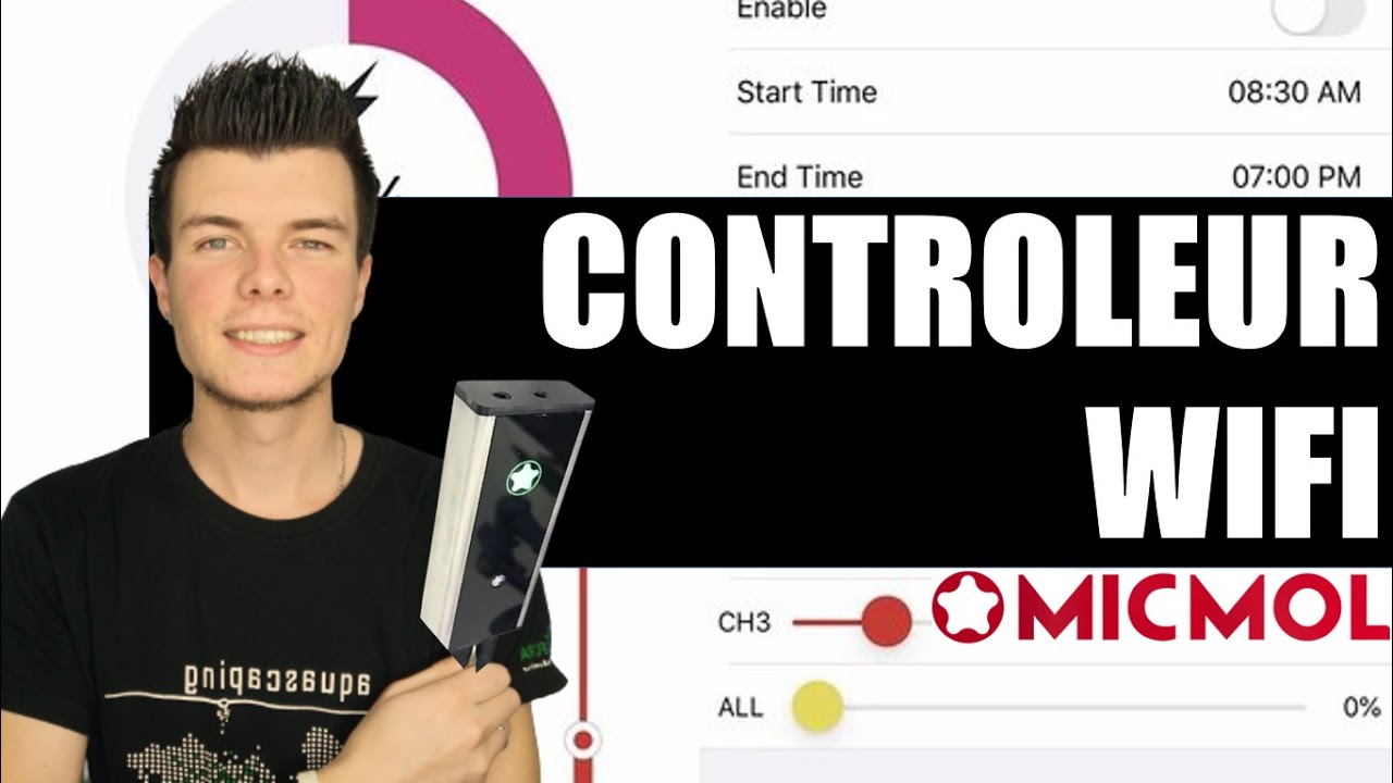 AQUASCAPING TEST : CONTROLEUR WIFI MICMOL - YouTube