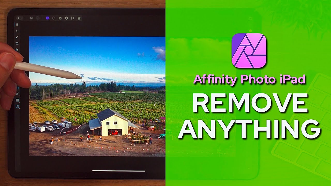 How to Remove ANYTHING in Affinity Photo iPad - YouTube