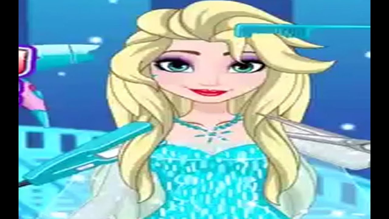 Frozen Princess Elsa Thanksgiving Haircuts Kids Game - YouTube