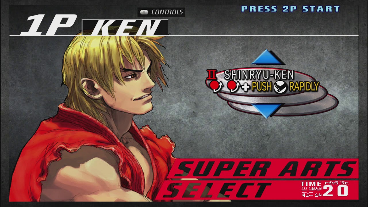 Street Fighter III Third Strike Online Edition: Arcade Mode Ken Masters ...