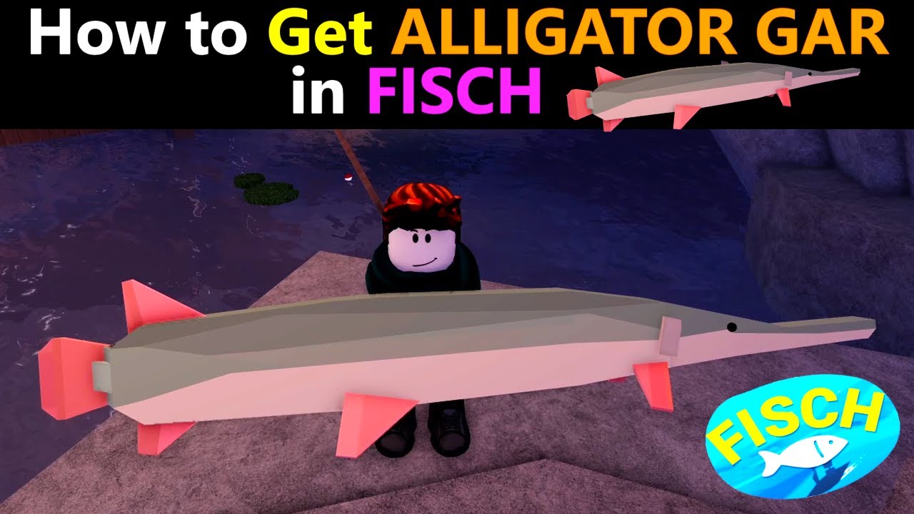 How to get Alligator Gar in Fisch Roblox | Alligator Gar Location # ...