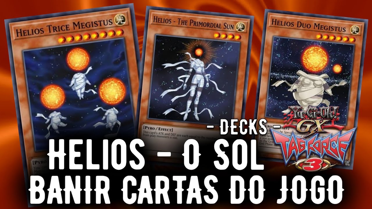 Yu-Gi-Oh! GX Tag Force 3 - Deck de Helios Sol - YouTube