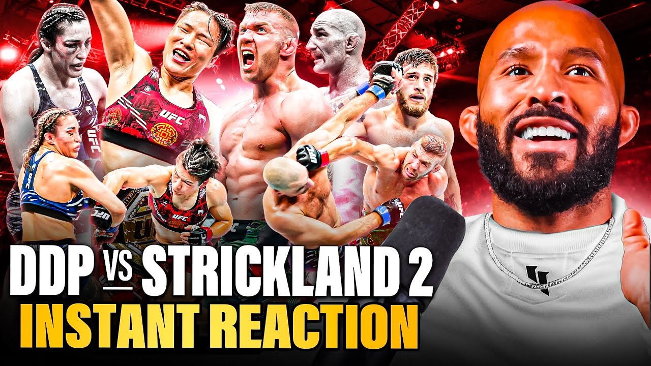 "I LOVE DDP!" | DU PLESSIS vs STRICKLAND 2 INSTANT REACTION! - YouTube