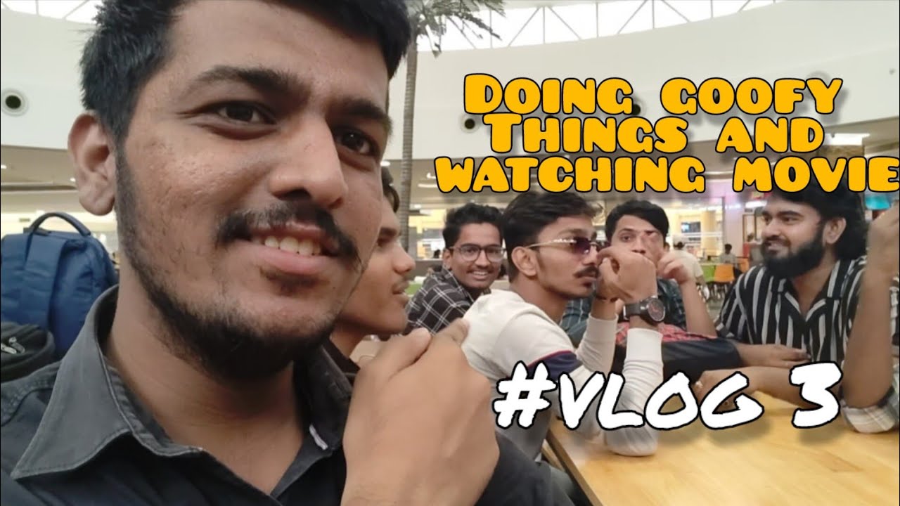 Goofing around with friends during the movie | #vlog3 - YouTube