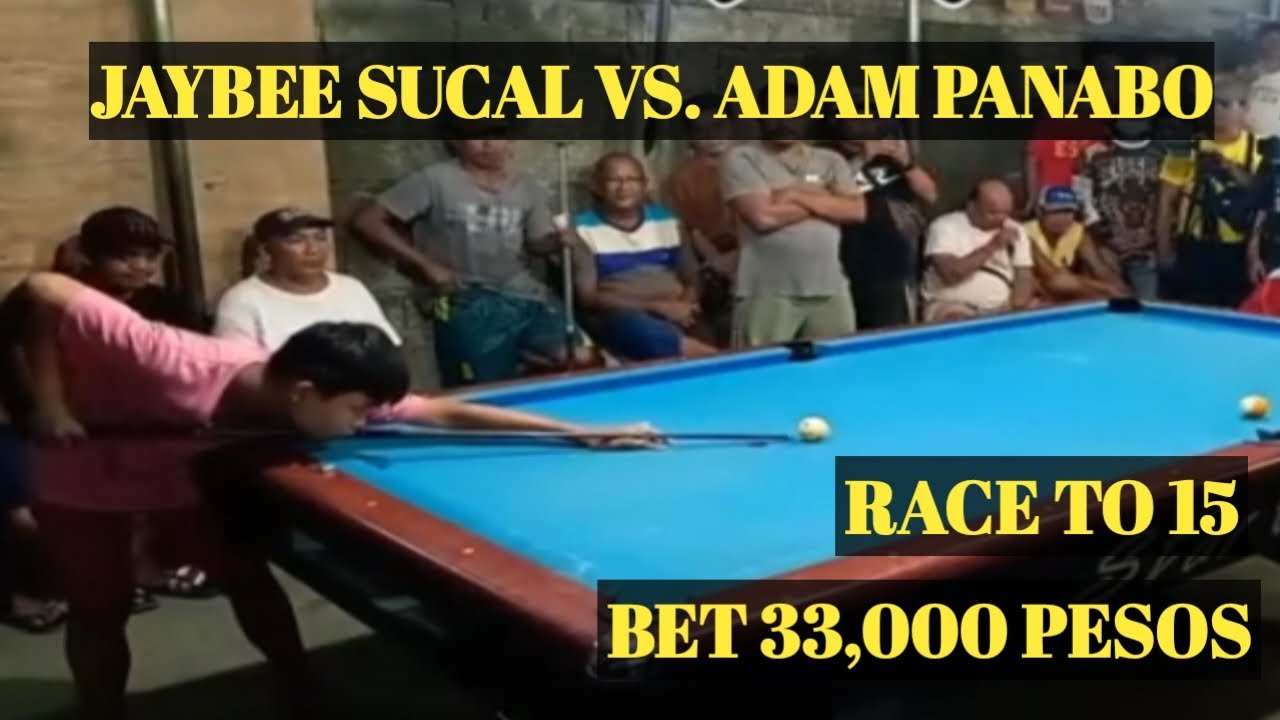PART 2 | JAYBEE SUCAL VS ADAM PANABO | RACE TO 15 - BET 33,000 PESOS ...